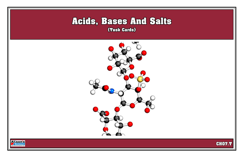 Montessori Materials: Acids, Bases, and Salts Task Cards